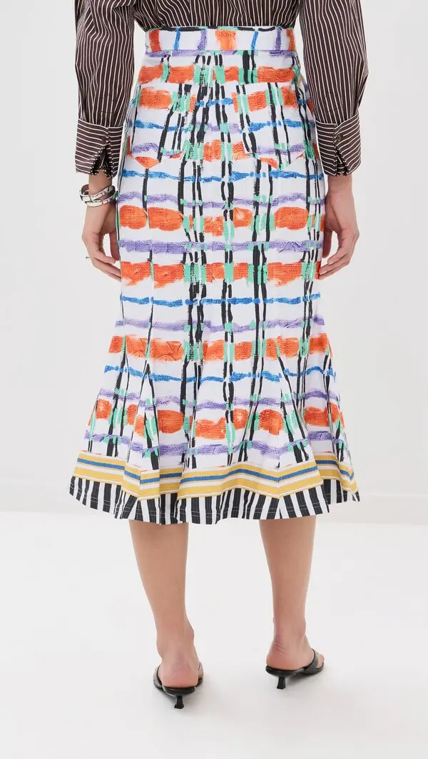 Stella Jean Printed Midi Skirt - Multi