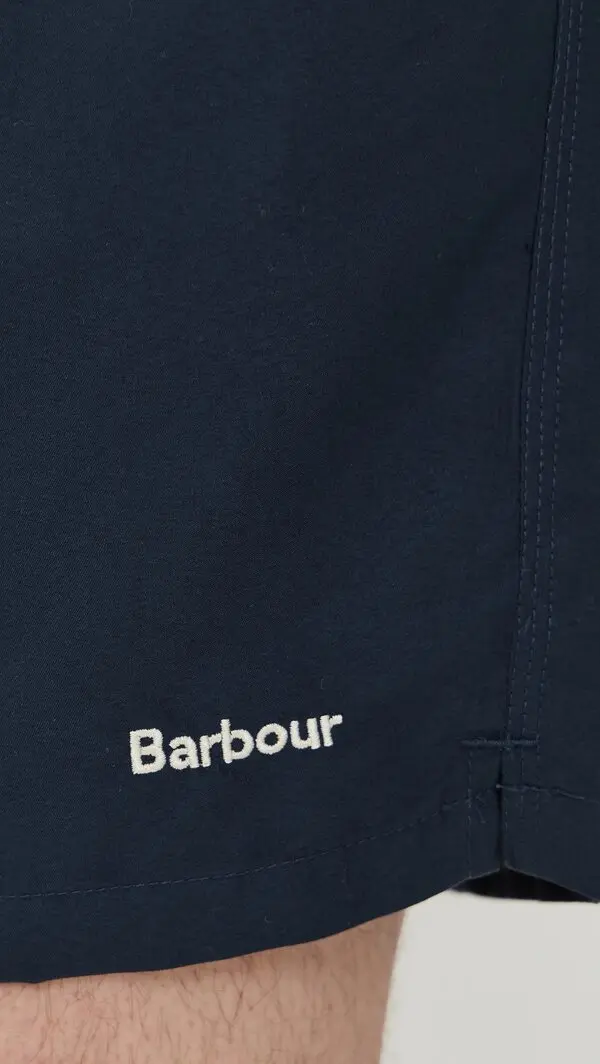 Barbour Staple Logo Swim Shorts - Navy