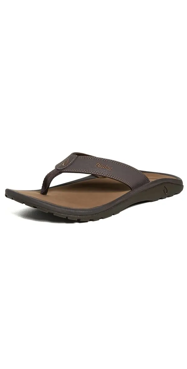 Olukai Ohana Koa Flip Flop Dark Java/Ray Editorialist
