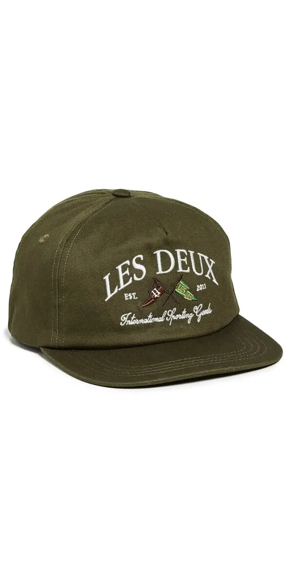 LES DEUX Ivy League Cap - Olive Night