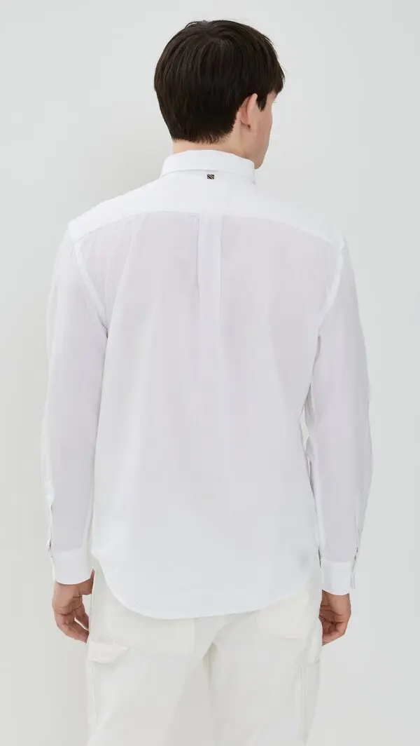 Billy Reid Msl 1-pocket Shirt - White