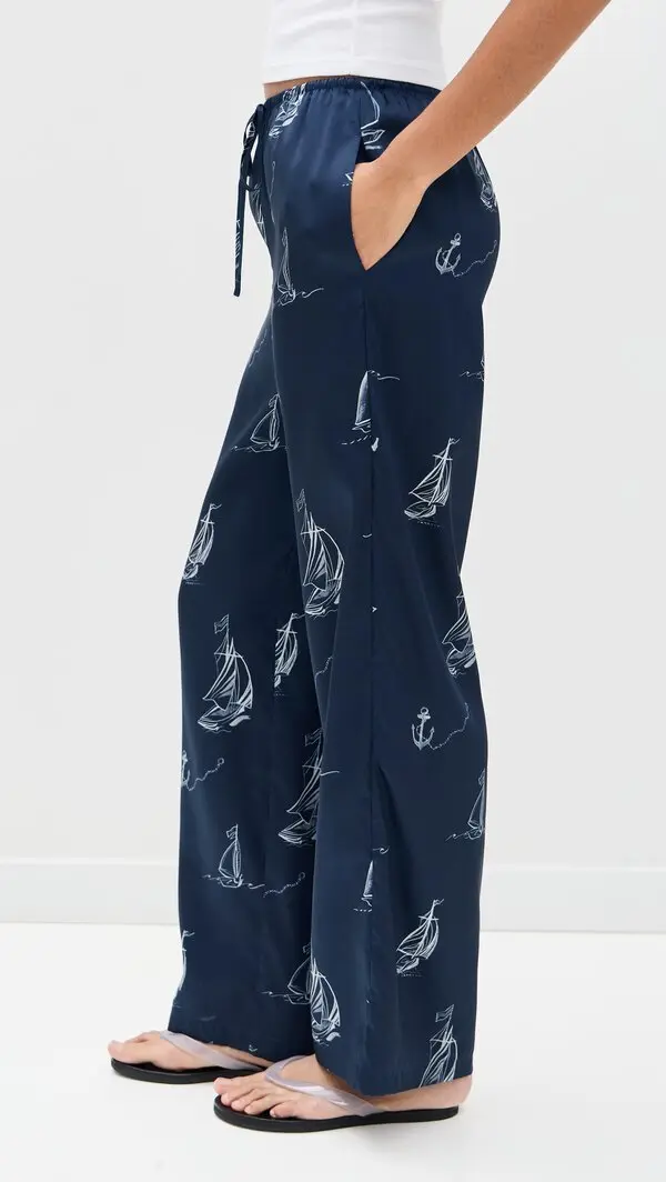 Rails Damani Sailboat Print Pants - Sailboats