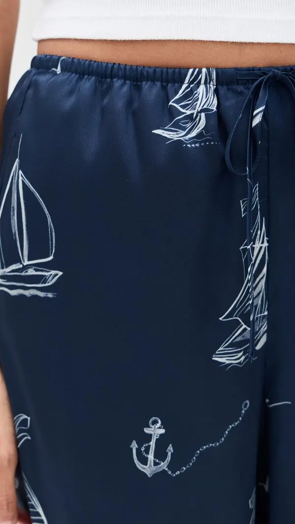 Rails Damani Sailboat Print Pants - Sailboats
