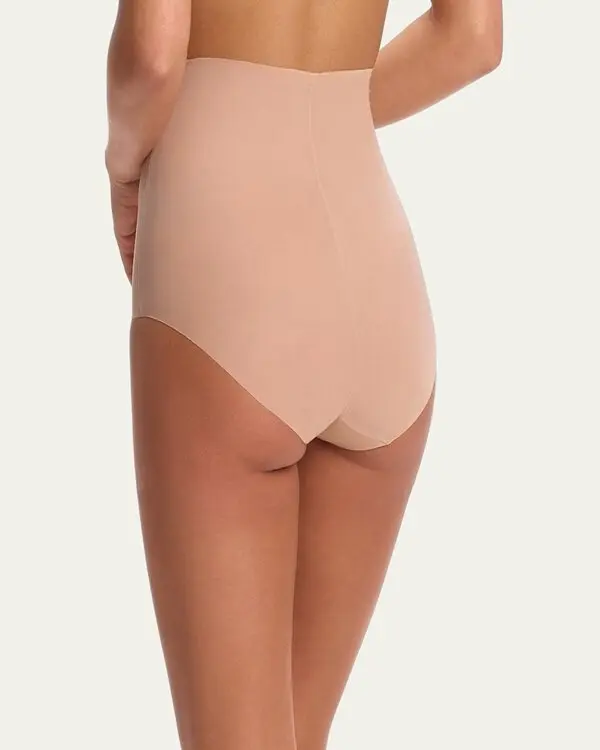 Commando Featherlight Control High-rise Smoothing Briefs - Beige