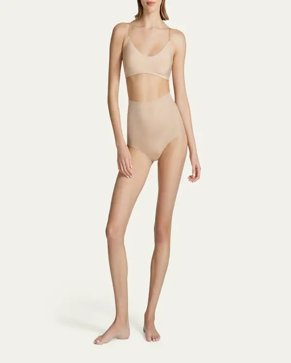 Commando Featherlight Control High-rise Smoothing Briefs - Beige