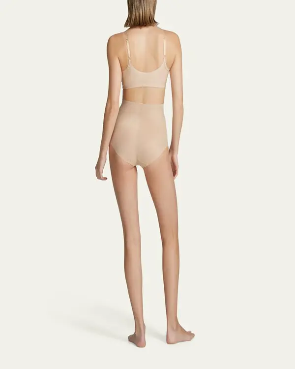 Commando Featherlight Control High-rise Smoothing Briefs - Beige