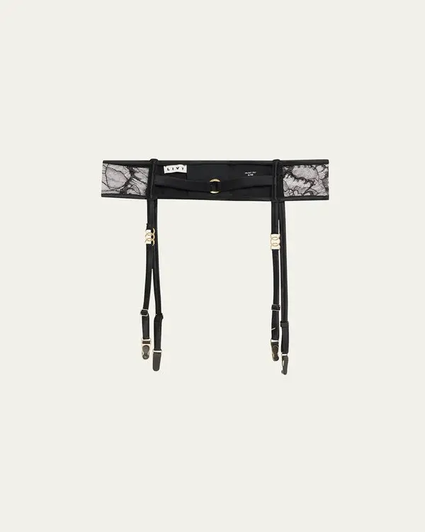 LIVY Adorn Suspender Belt - Black