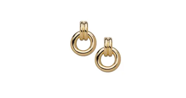 Jennifer Zeuner Jewelry Gina 1" Hoop Earrings - One-color