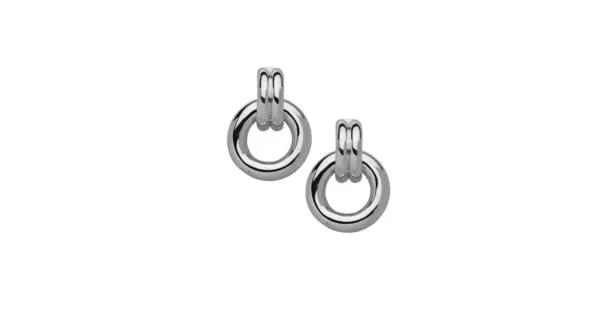 Jennifer Zeuner Jewelry Gina 1" Hoop Earrings - One-color