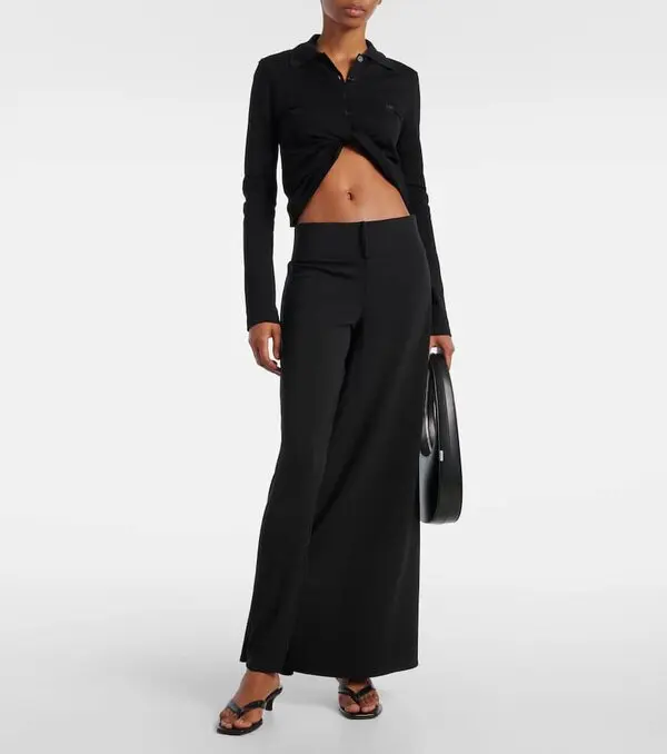 COURREGES Courrèges Infinity Draped Wide-leg Trousers
