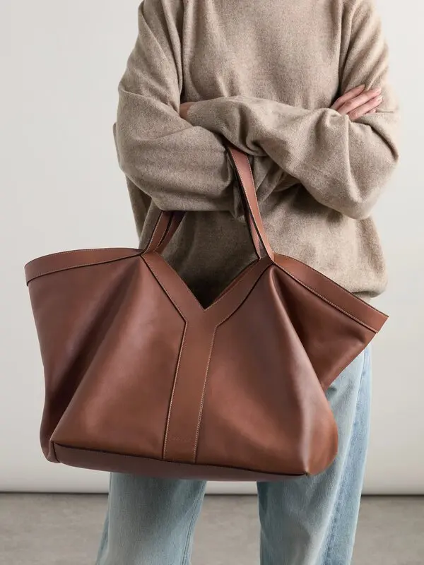 Saint Laurent Y Leather Tote - Brown