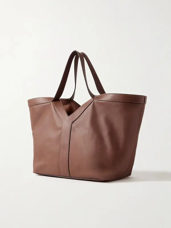 Saint Laurent Y Leather Tote - Brown