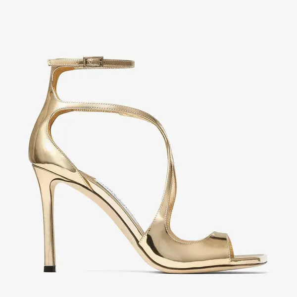 JIMMY CHOO Azia 95 Sandals - Silver