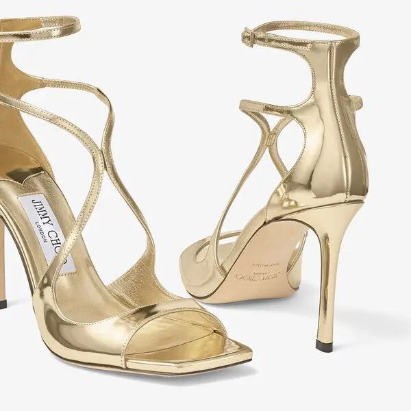 JIMMY CHOO Azia 95 Sandals - Silver