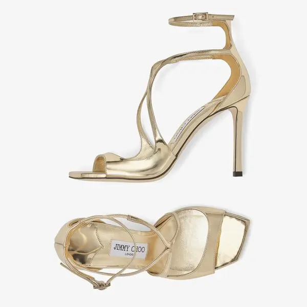 JIMMY CHOO Azia 95 Sandals - Silver