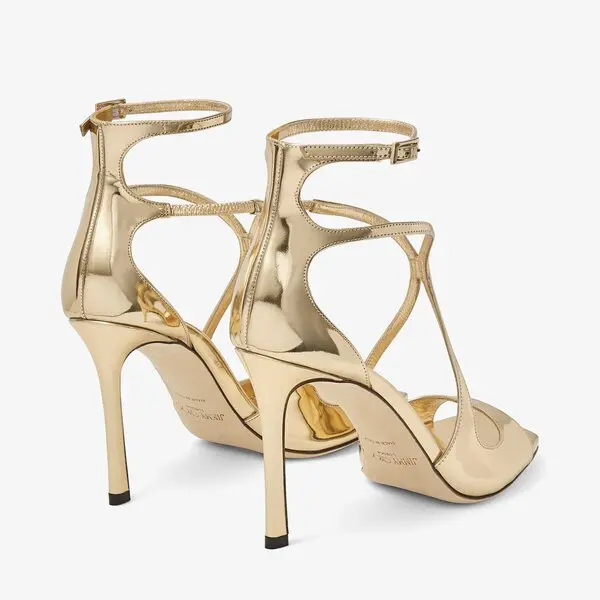JIMMY CHOO Azia 95 Sandals - Silver