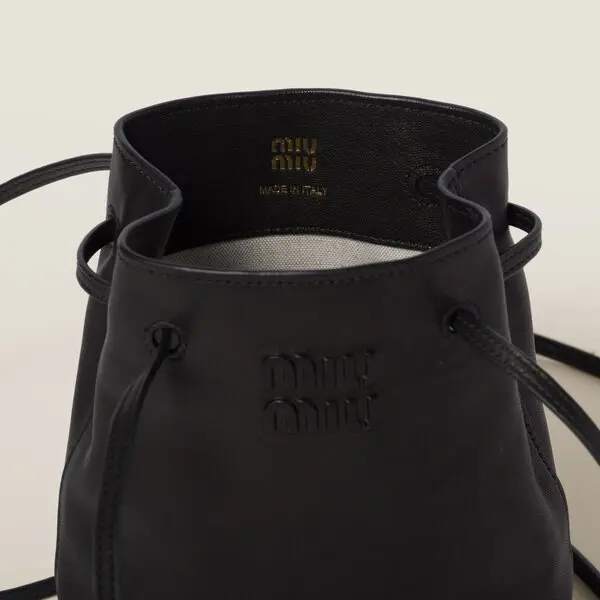Miu Miu Nappa Leather Mini-bag - Black