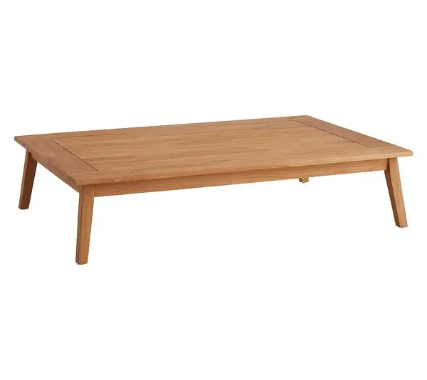 LINON Home Teak Soha Coffee Table 12in
