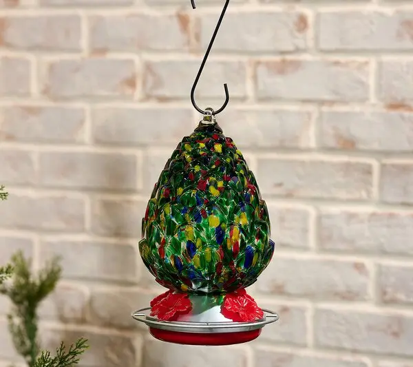 ULTIMATE INNOVATIONS BY THE DEPALMAS Ultimate Innovations Pinecone Hummingbird Feeder - One-color