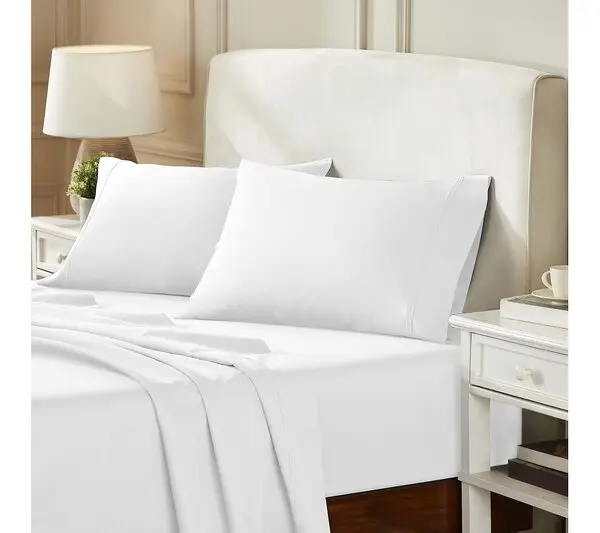 SUPERIOR 2 Piece Egyptian Cotton 850-tc Pillowc Ases Set, King - One-color