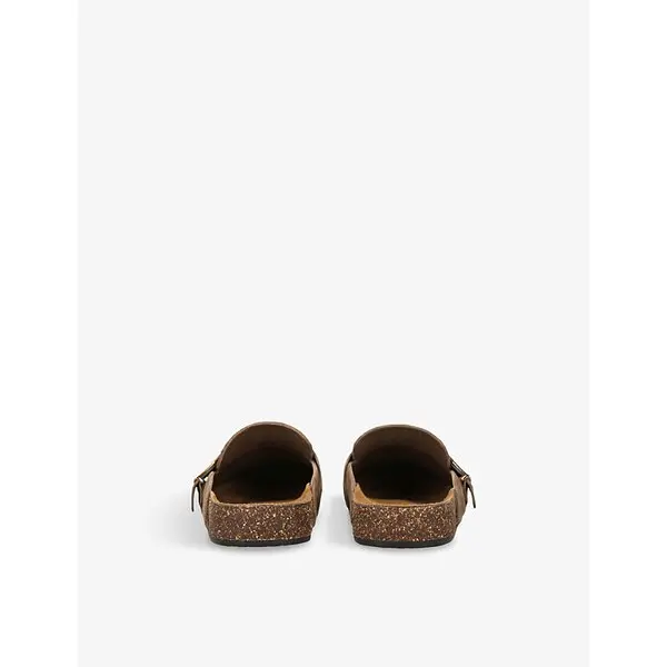Tory Burch Mellow Suede Mules - Tan