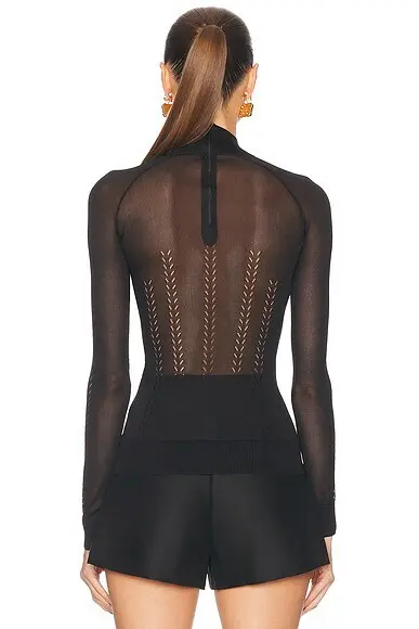 Dolce & Gabbana Sheer Knit Top