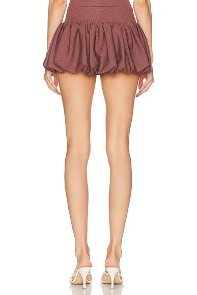 PatBO Merian Knit Mini Skirt