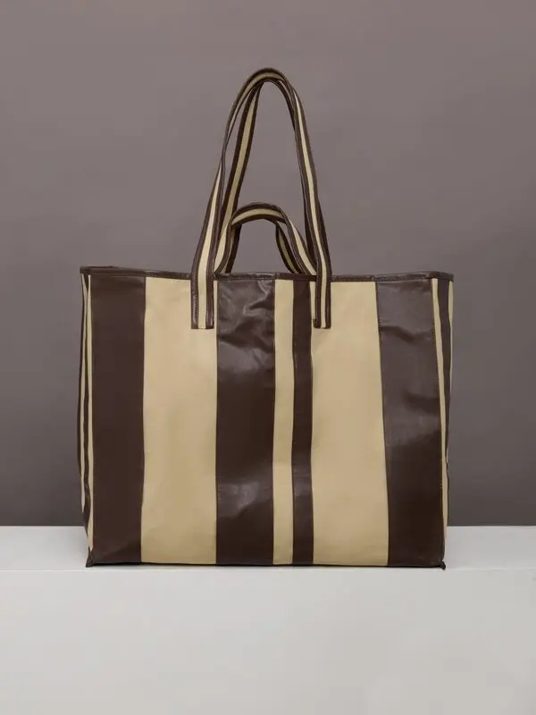 KASSL EDITIONS Tote Striped Canvas