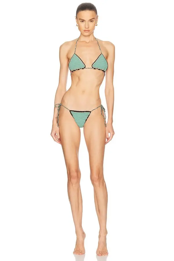 Akoia Swim Camour Bikini Set - Moss Green