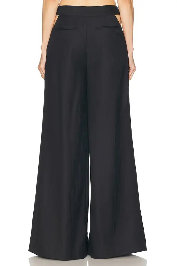 MIMCHIK Cut-out Wide Leg Trousers