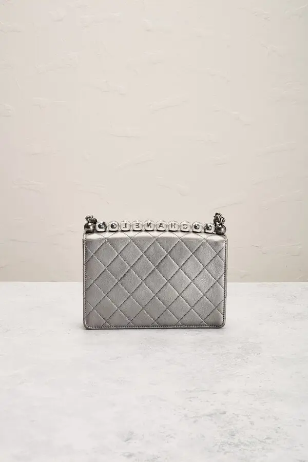 Chanel Lambskin Chic Pearls Flap Bag