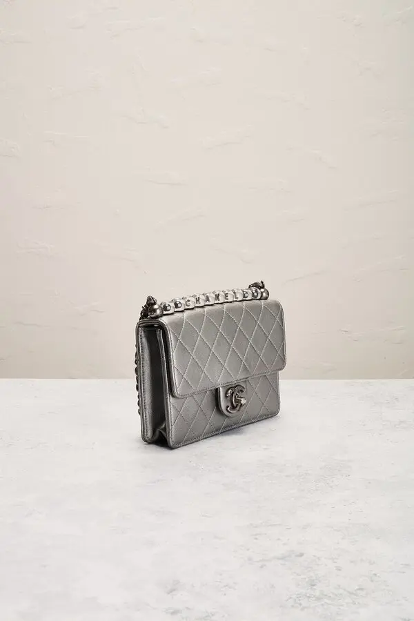 Chanel Lambskin Chic Pearls Flap Bag