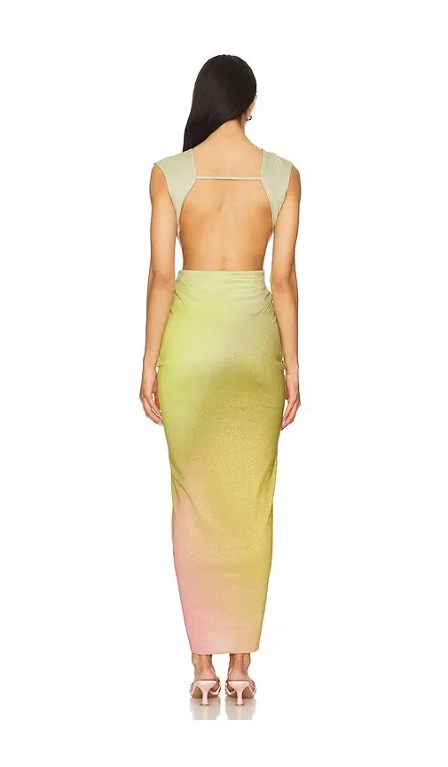 BAOBAB Nia Metallic Dress - Pear