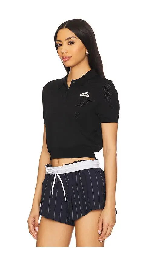 Alexander Wang Short Sleeve Polo Tee