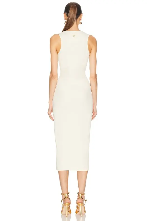 chinese dress ladies Givenchy - Black Wool Lace Up Dress