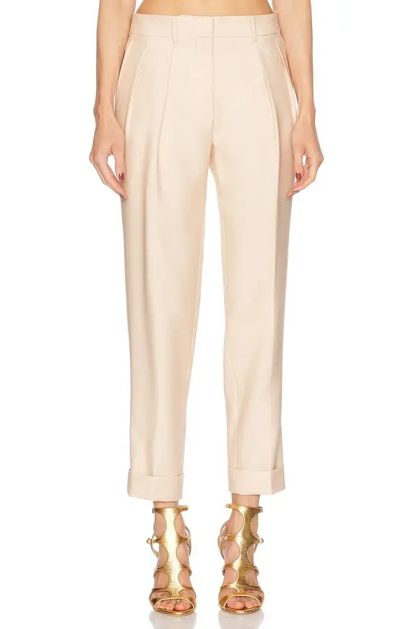 TOM FORD Tailored Double Pleat Pant