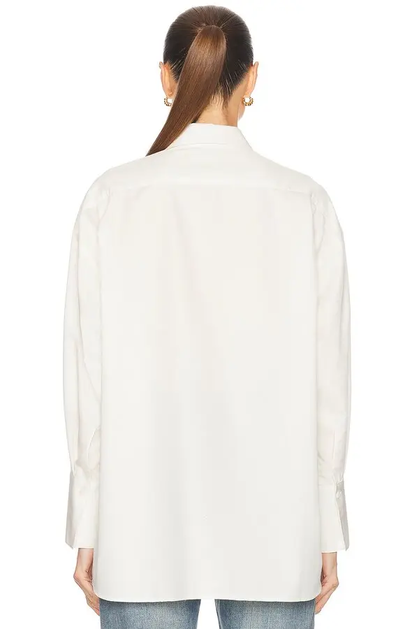 Renggli Rengli Boxy Long Sleeve Button-up Top