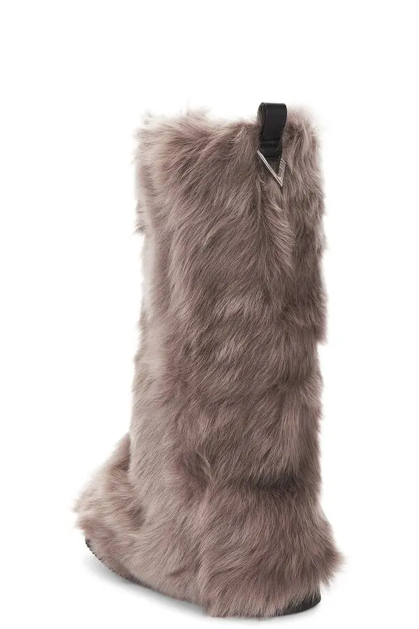 Attico Robin Combat Boots - Taupe