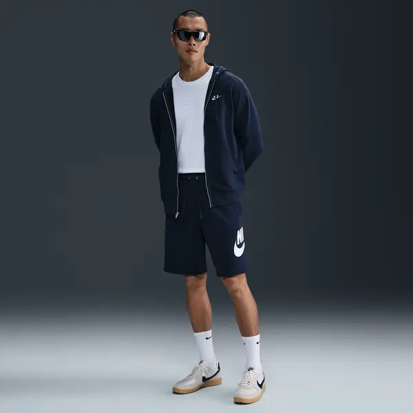 Nike Club French Terry Alumni Shorts - Blue