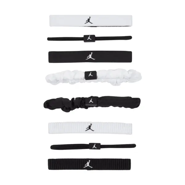 JORDAN Sport Mixed Elastic Hair Ties - White