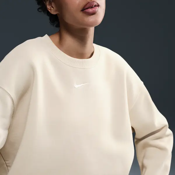 Nike Sportswear Phoenix Fleece Oversized Crew-neck Sweatshirt - Brown