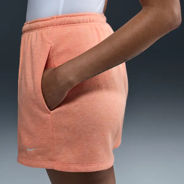 Nike Sportswear Chill Terry Mid-rise 4" French Terry Shorts - Orange