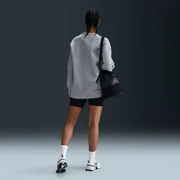 Nike Sportswear Phoenix Fleece Oversized Crew-neck Sweatshirt - Grey