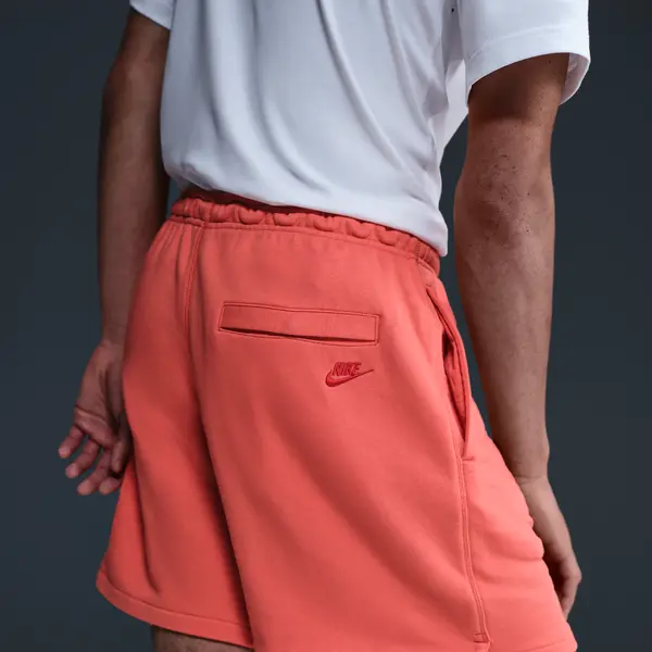 Nike Club French Terry Flow Shorts - Orange