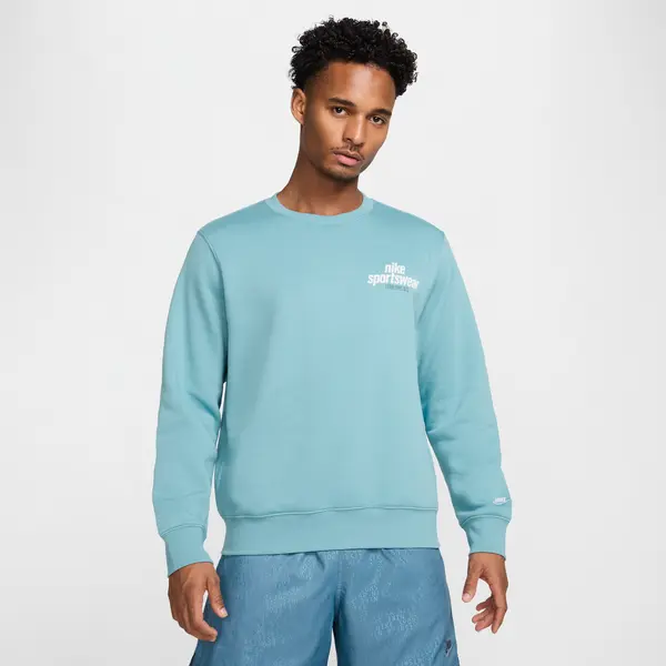 Nike Club Fleece Crew - Blue