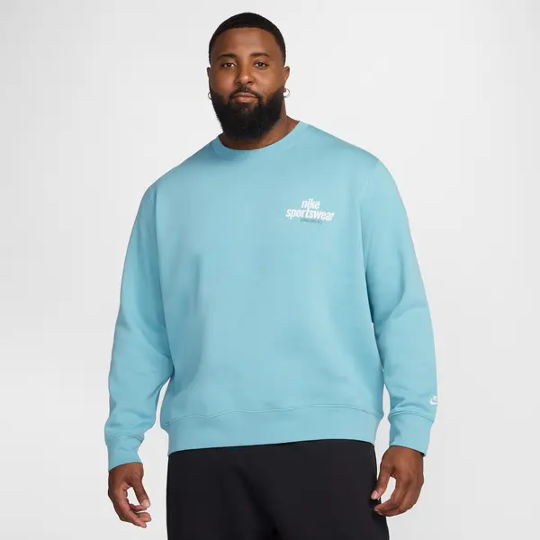 Nike Club Fleece Crewneck - Blue