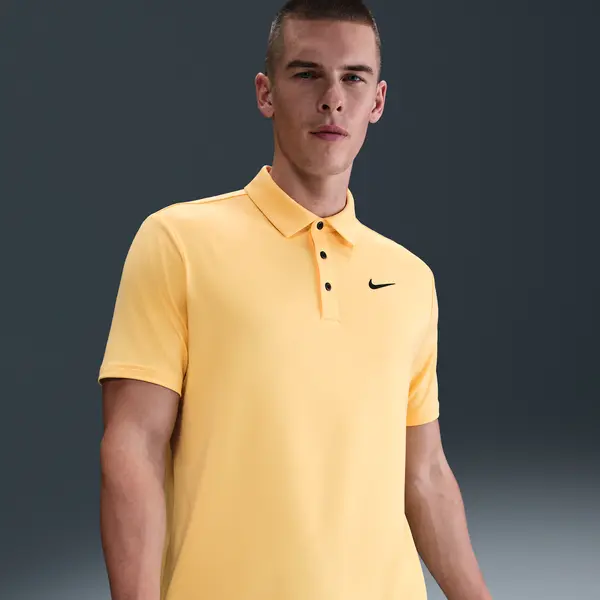 Nike Tour Dri-Fit Heathered Golf Polo Brown 29% Off Editorialist