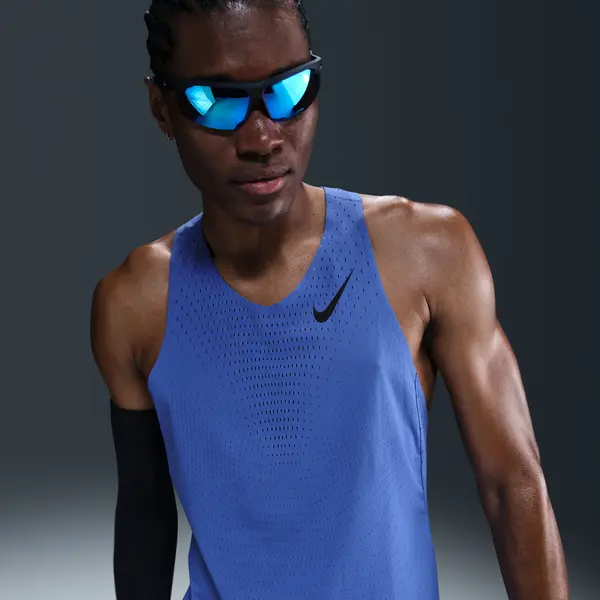 Nike Aeroswift Dri-fit Adv Running Singlet - Blue