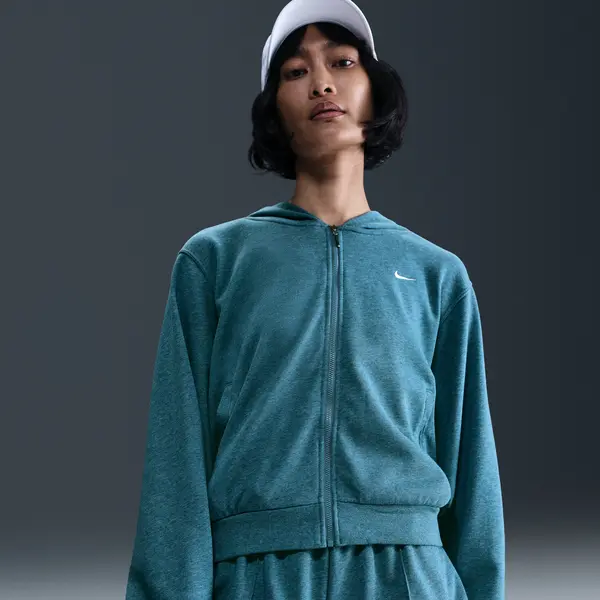 Nike Sportswear Chill Terry Loose Full-zip French Terry Hoodie - Blue