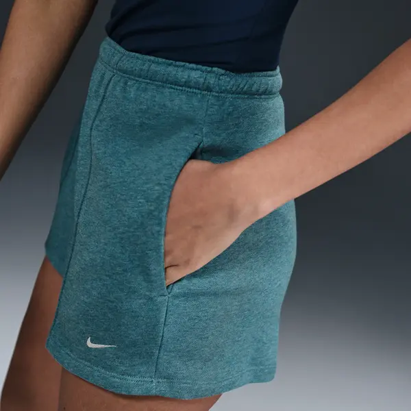 Nike Sportswear Chill Terry Mid-rise 4" French Terry Shorts - Blue